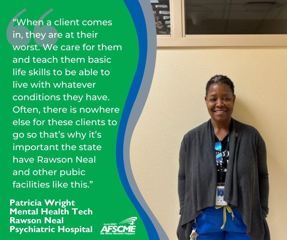 We Are Nevada State Employees: Patricia Wright | AFSCME Union Hall