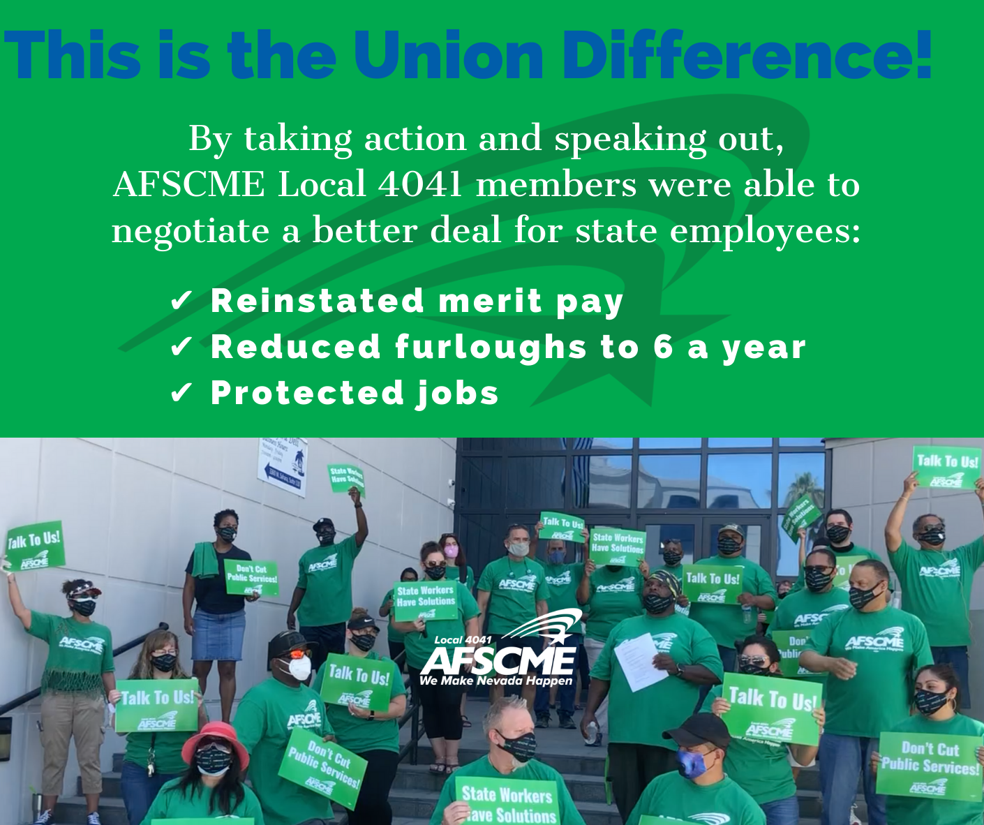 This is the AFSCME Difference! | AFSCME Union Hall